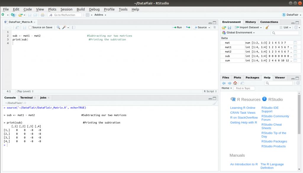 How To Create And Access R Matrix 5 Operations That You Must Check Dataflair