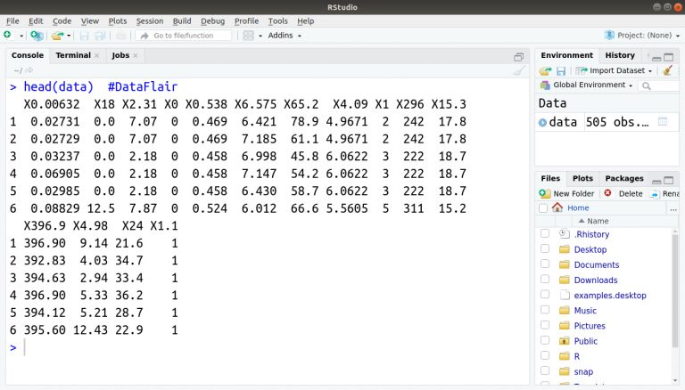 Ols Regression In R 8 Simple Steps To Implement Ols Regression Model Dataflair