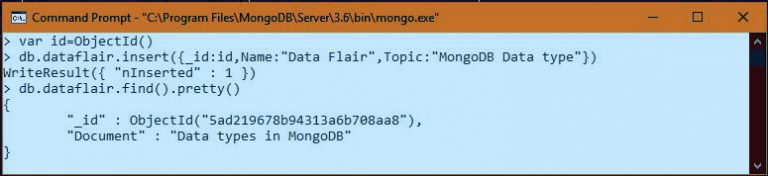 Mongodb Data Types 16 Various Data Types In Mongodb Dataflair