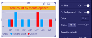 Power BI Custom Visualization - Titles, Legends, Backgrounds - DataFlair