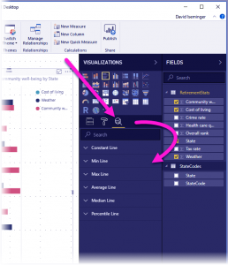 How to Use Analytics Pane in Power BI Desktop? - DataFlair