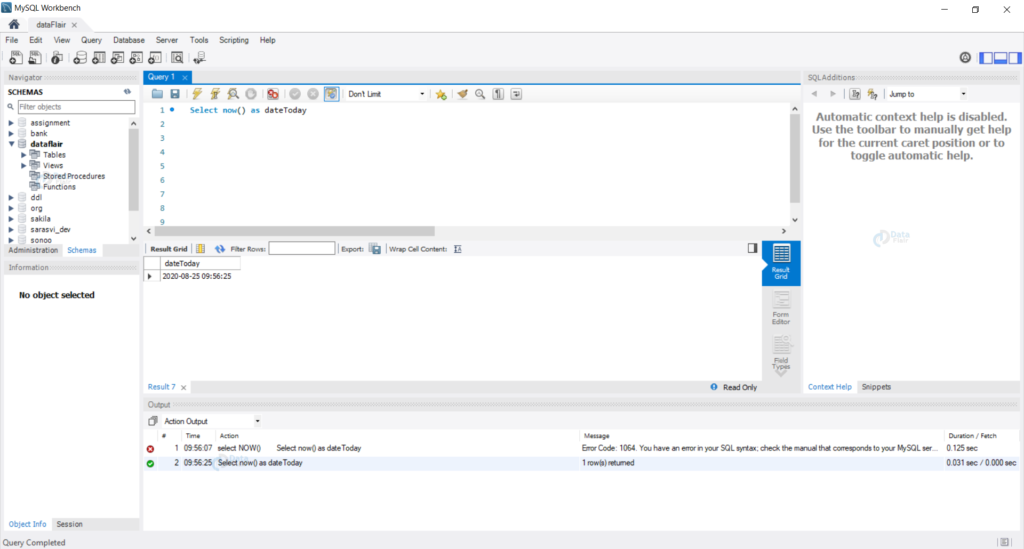 Sql Date Functions Sql Time Functions Dataflair
