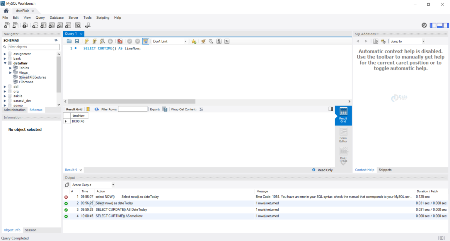 Sql Date Functions Sql Time Functions Dataflair