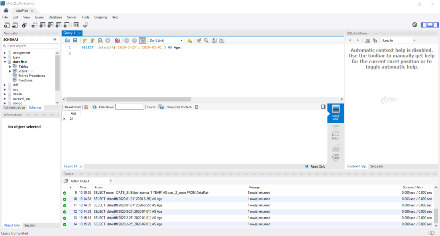Sql Date Functions Sql Time Functions Dataflair
