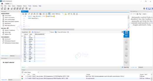 Sql Null Functions Isnull Ifnull Combine And Nullif Dataflair