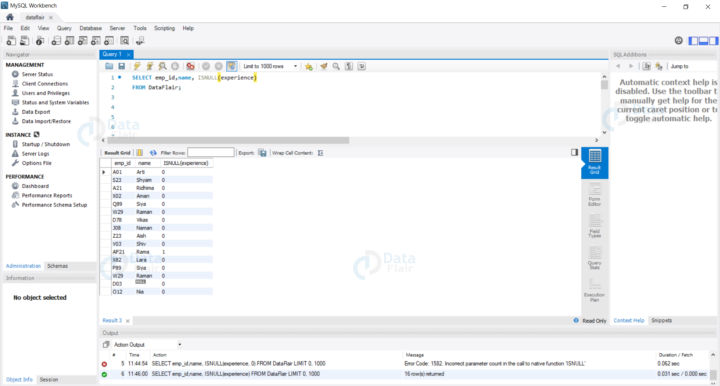 Sql Null Functions Isnull Ifnull Combine And Nullif Dataflair