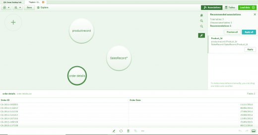 Qlik Sense Data Model | Associations in Qlik Sense - DataFlair