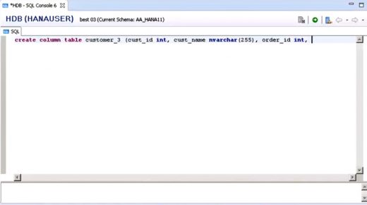Tables In Sap Hana Easy Steps To Create Tables Using Sql Console And Modeler Dataflair