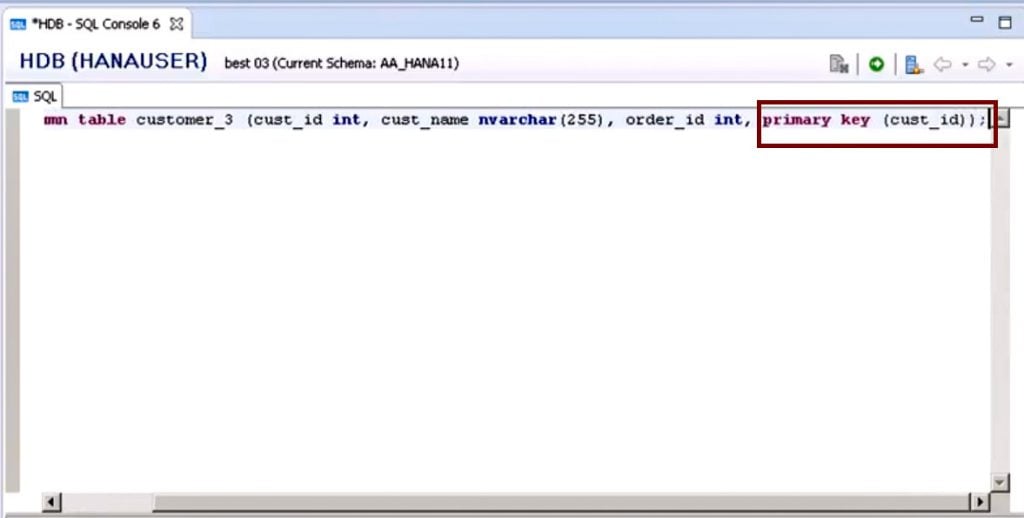 Tables In Sap Hana Easy Steps To Create Tables Using Sql Console And Modeler Dataflair