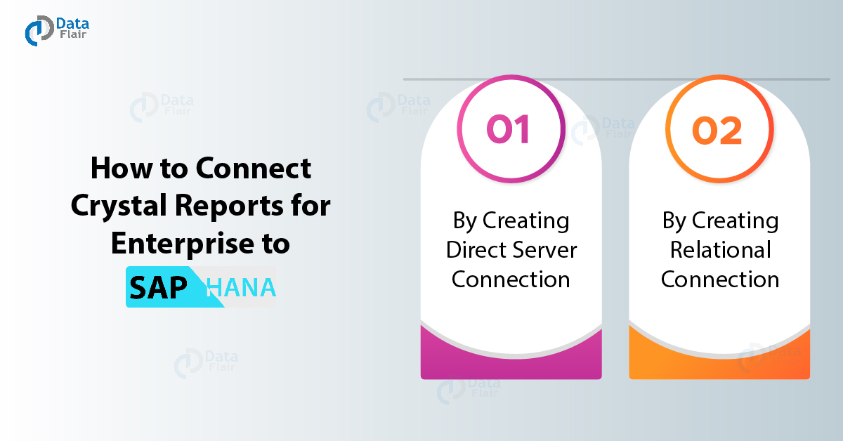 Connecting Crystal Reports For Enterprise 4 1 To Sap Hana In Effortless Steps Dataflair