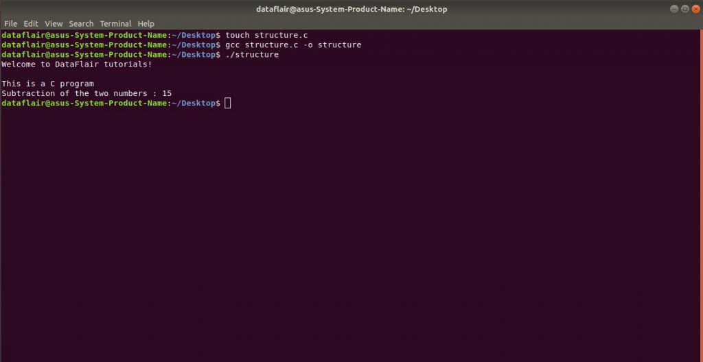 Learn The Basic Structure Of C Program In 7 Mins Dataflair