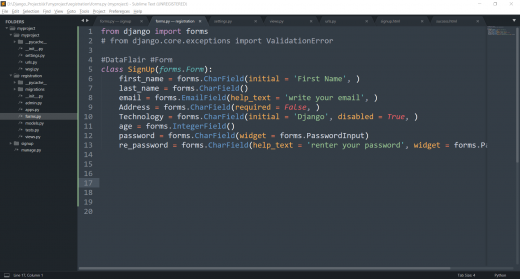 Django Forms Handling And Django Form Validation Master The Concept Dataflair