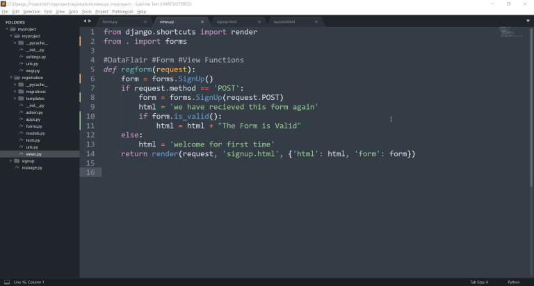 Django Forms Handling And Django Form Validation Master The Concept