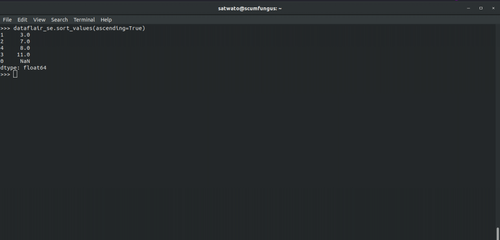 Easy Steps To Sort Pandas Dataframes Series Arrays With Examples Dataflair