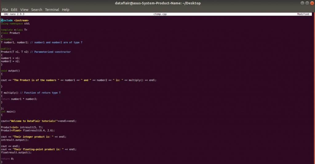 C++ Template - A Simple and Excellent Concept to Master - DataFlair