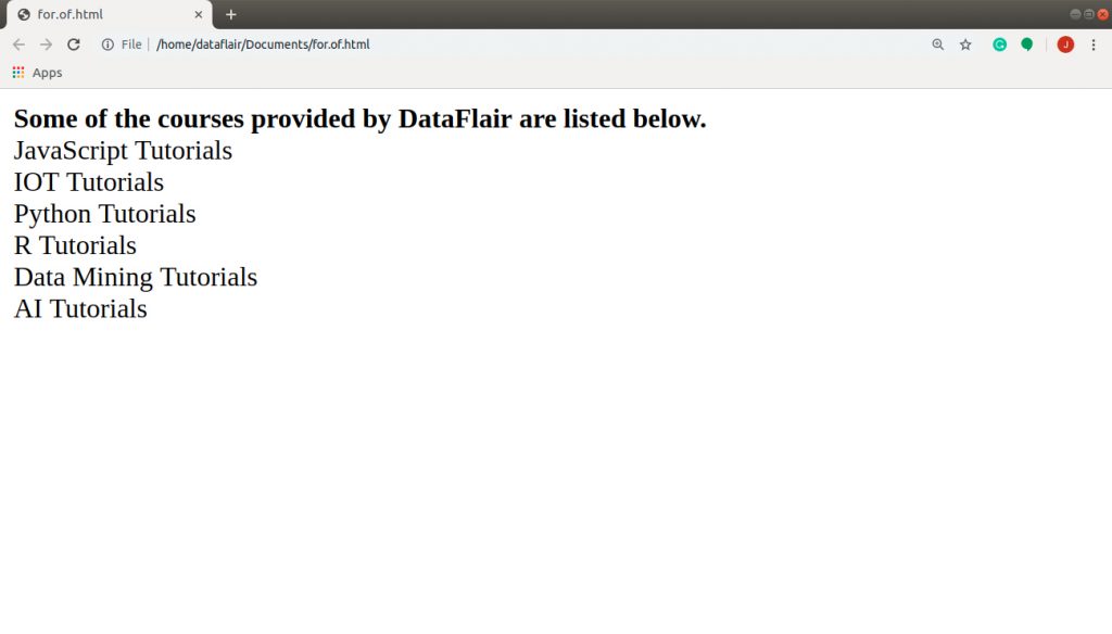 Javascript Loops Learn To Implement Various Types Of Loop Statements Dataflair