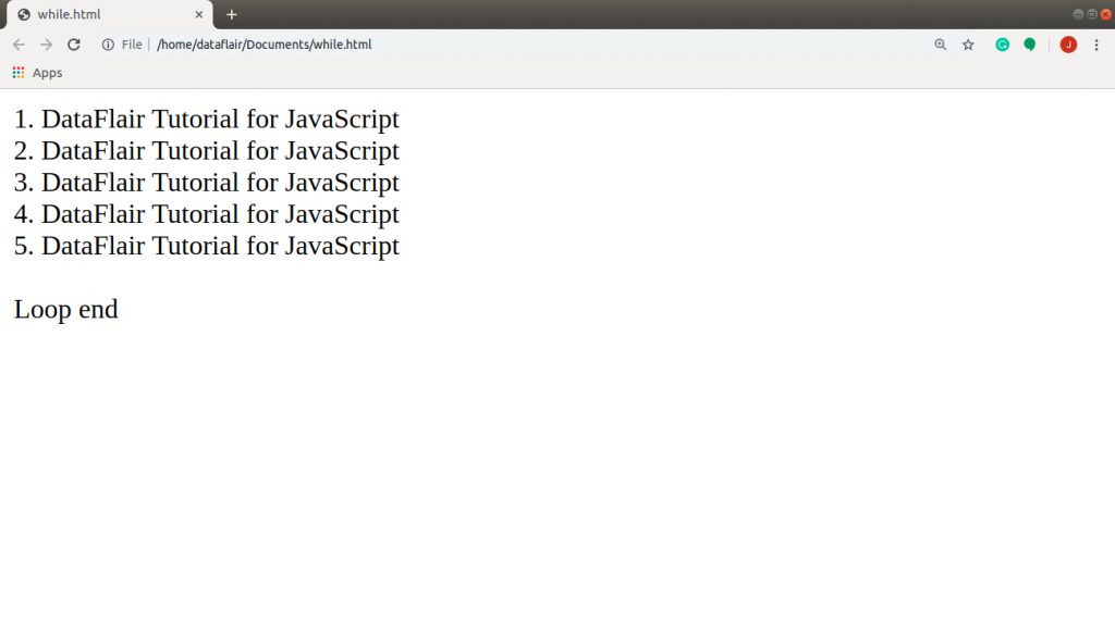 Javascript Loops Learn To Implement Various Types Of Loop Statements Dataflair