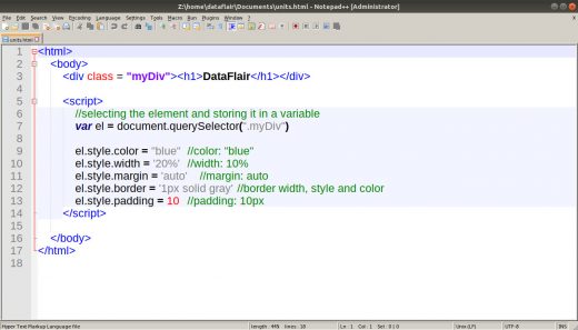 Javascript Style Attribute How To Implement Css Styles In Javascript Dataflair