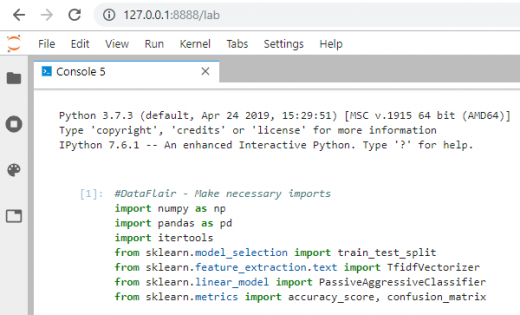 Detecting Fake News With Python And Machine Learning Dataflair