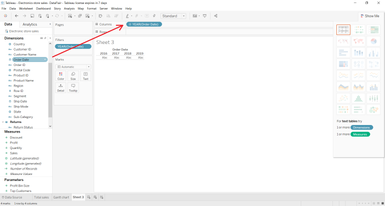 Tableau Area Chart - A Guide to Create your First Area Chart - DataFlair