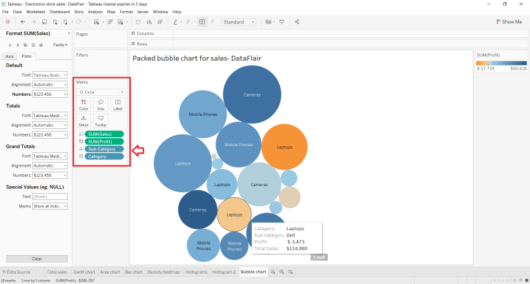 Tableau Bubble Chart - Don't trouble just use tableau bubble - DataFlair