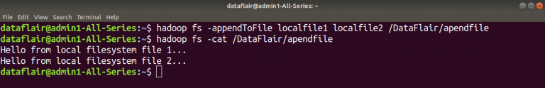 12 Frequently Used Hadoop Hdfs Commands With Examples And Usage Dataflair