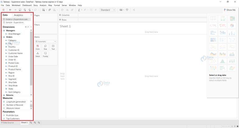 Joins In Tableau Learn The Rules To Join Tables In Tableau Dataflair