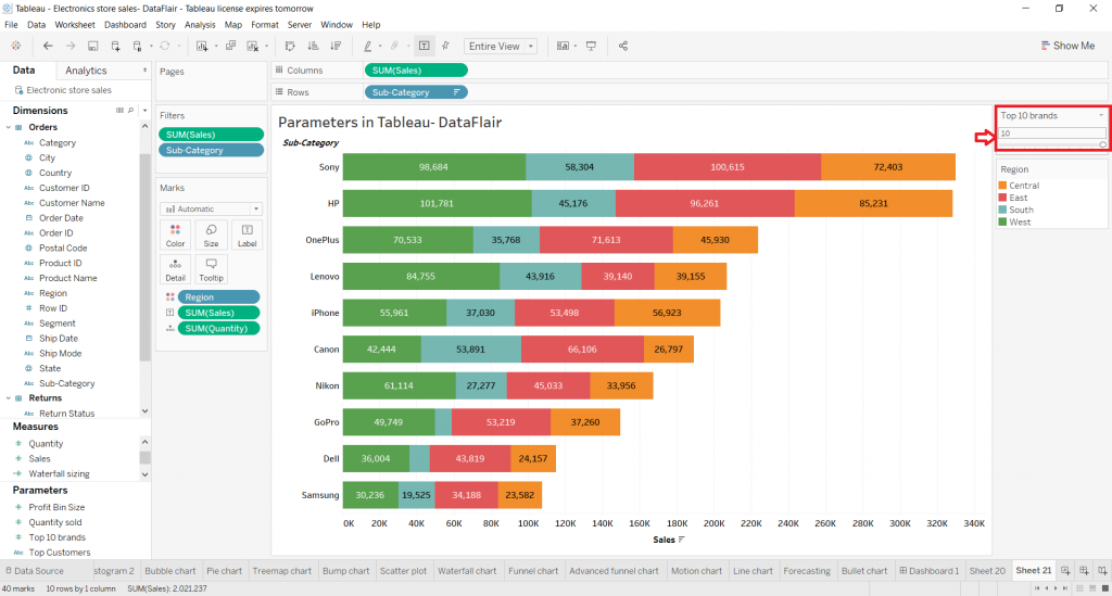 Create Parameters In Tableau An Easy To Follow Process Dataflair