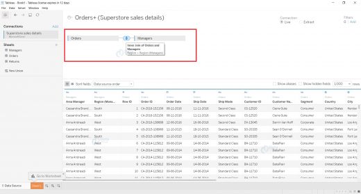 Joins in Tableau - Learn the rules to join tables in Tableau - DataFlair