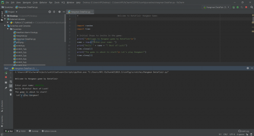 Hangman Game In Python Simple Game Project For Beginners Dataflair