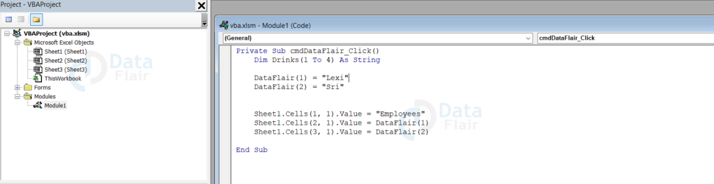 Vba In Excel How To Create Visual Basic For Applications Dataflair