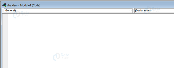 Vba In Excel How To Create Visual Basic For Applications Dataflair